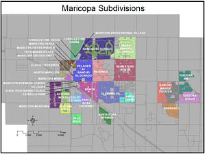 Maricopa Subdivisions Map - Maricopa Home Realty